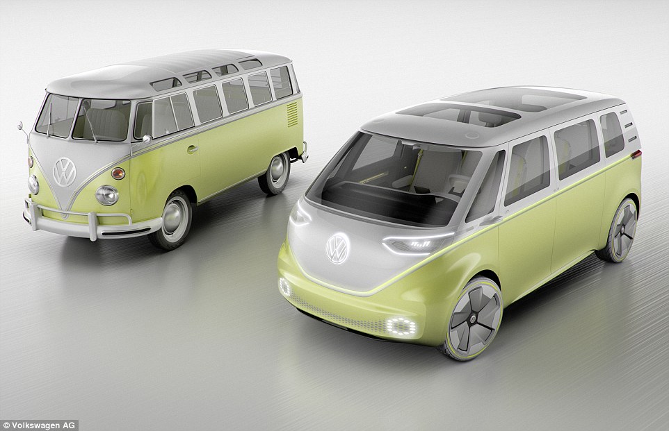 Classic VW BuGs VW Reveals new Version of the Iconic Microbus Type 2 ...